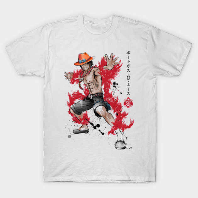 Fire Fist Ace One Piece T Shirt Teepublic
